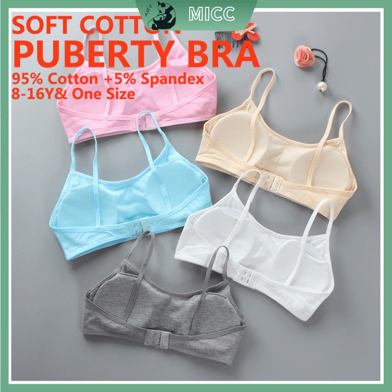 Children's Bra Girls' Developmental Period 30-50KG Adolescent Soft Slim ...