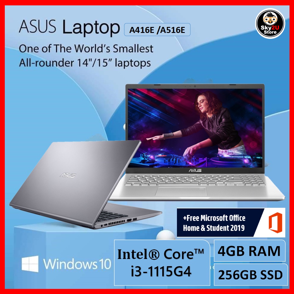 Asus Vivobook A516E/A416J Core i3 15.6" HD Laptop | Shopee Malaysia