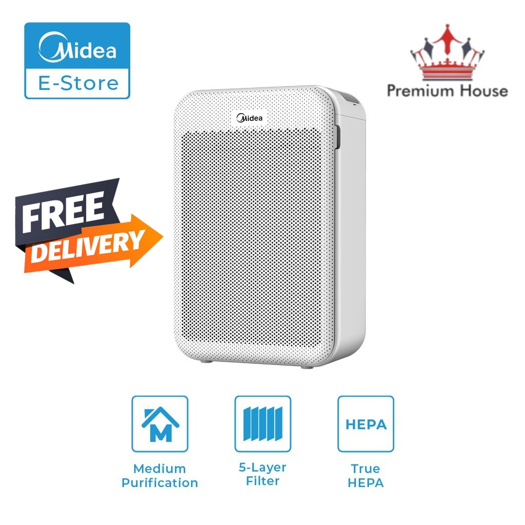 Midea Air Purifier Speedy Purification Compact 5-Layer MAP-28BD | Shopee Malaysia