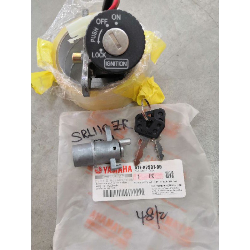 Srl110 key switch and Rear seat lock full set | Shopee Malaysia