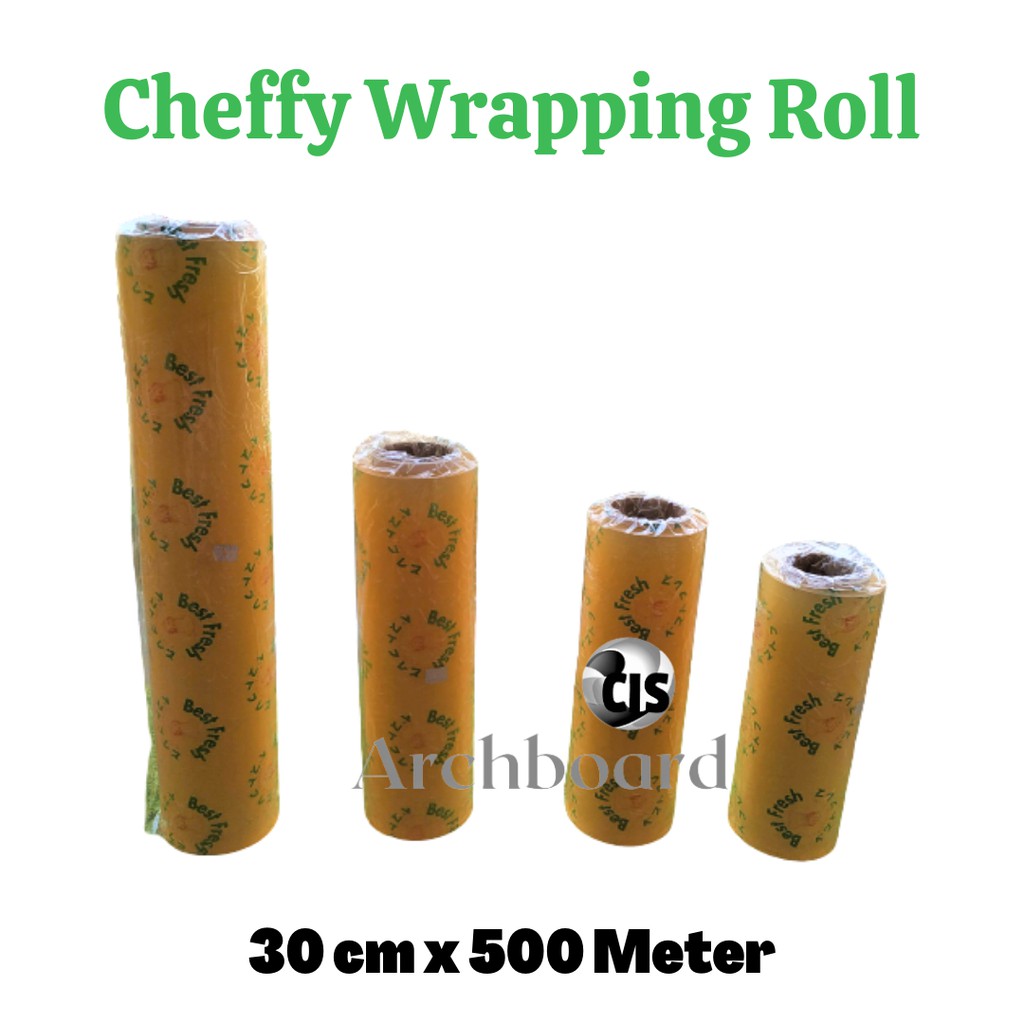 Cheffy Wrapping Roll 30 cm x 500 m / Food Wrapping Film 30 cm x 500 ...