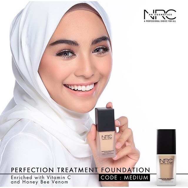 🎁+NRC PERFECTION TREATMENT FOUNDATION (Medium) | Shopee Malaysia