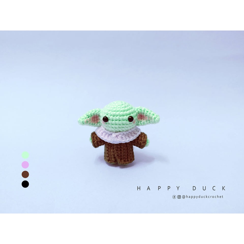 Yoda Starwars (Design 2) 尤达 星球大战 | 100% Handmade Crochet & Amigurumi 手工 ...
