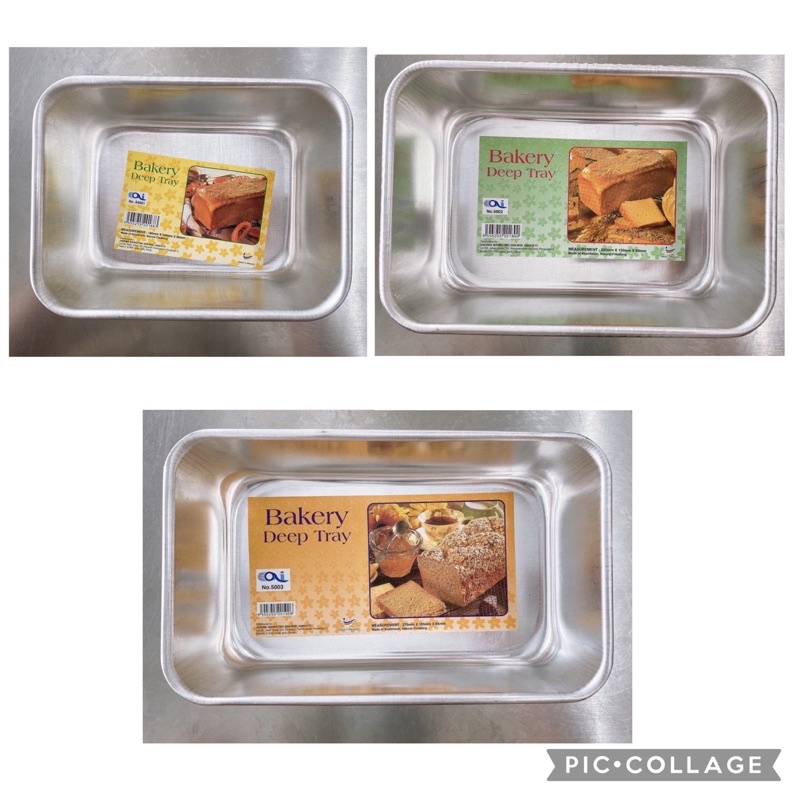 Ready Stock📣 Aluminium Rectangle Loaf Cake Mould Bread Tin / Bakery ...