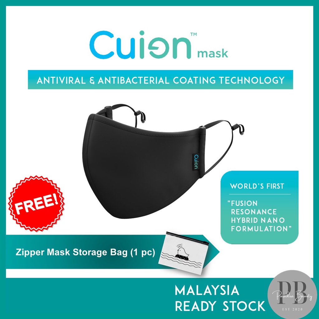 Cuion Mask Resonance Antiviral and Antibacterial Mask (1's) Adult & Kid ...