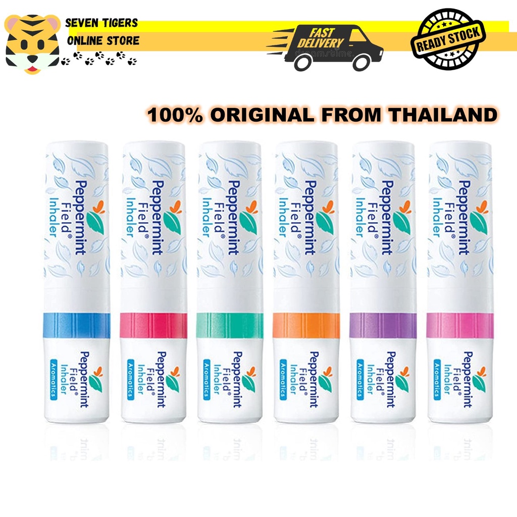 PEPPERMINT FIELD INHALER - THAILAND NASAL INHALER 6 in 1 (1 Pcs ...