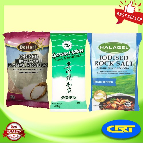 Double Swallow Garam Halus 450gm / Iodised Rock Salt / Garam Himalaya ...