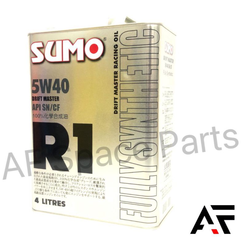 ORIGINAL SUMO Engine Oil 5w40 R1 Drift Master Fully Synthetic 4Litre ...