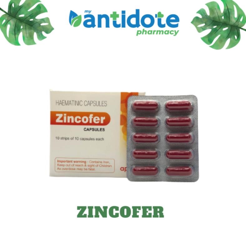 ZINCOFER VITAMINS AND MINERALS 10'S | Shopee Malaysia