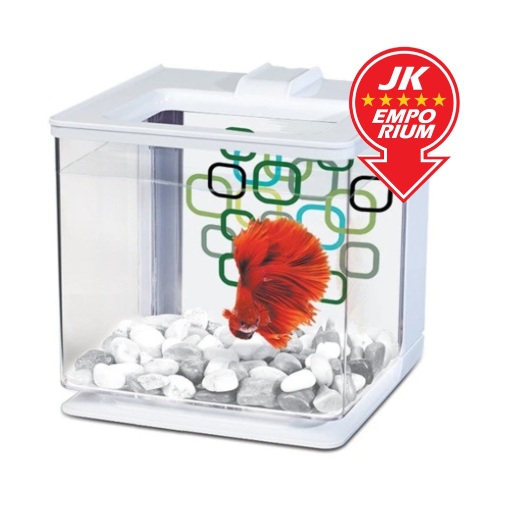 Marina Betta Aquarium EZ Care 2.5L Ikan Laga Akuarium Tank Bekas Betta ...