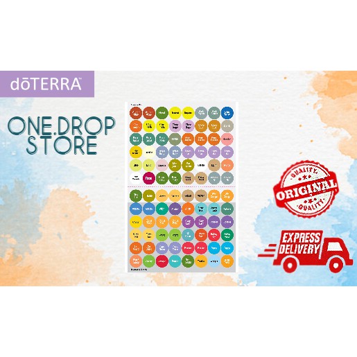 doTerras doTerra CAP STICKERS STICKER (ENGLISH) | Shopee Malaysia