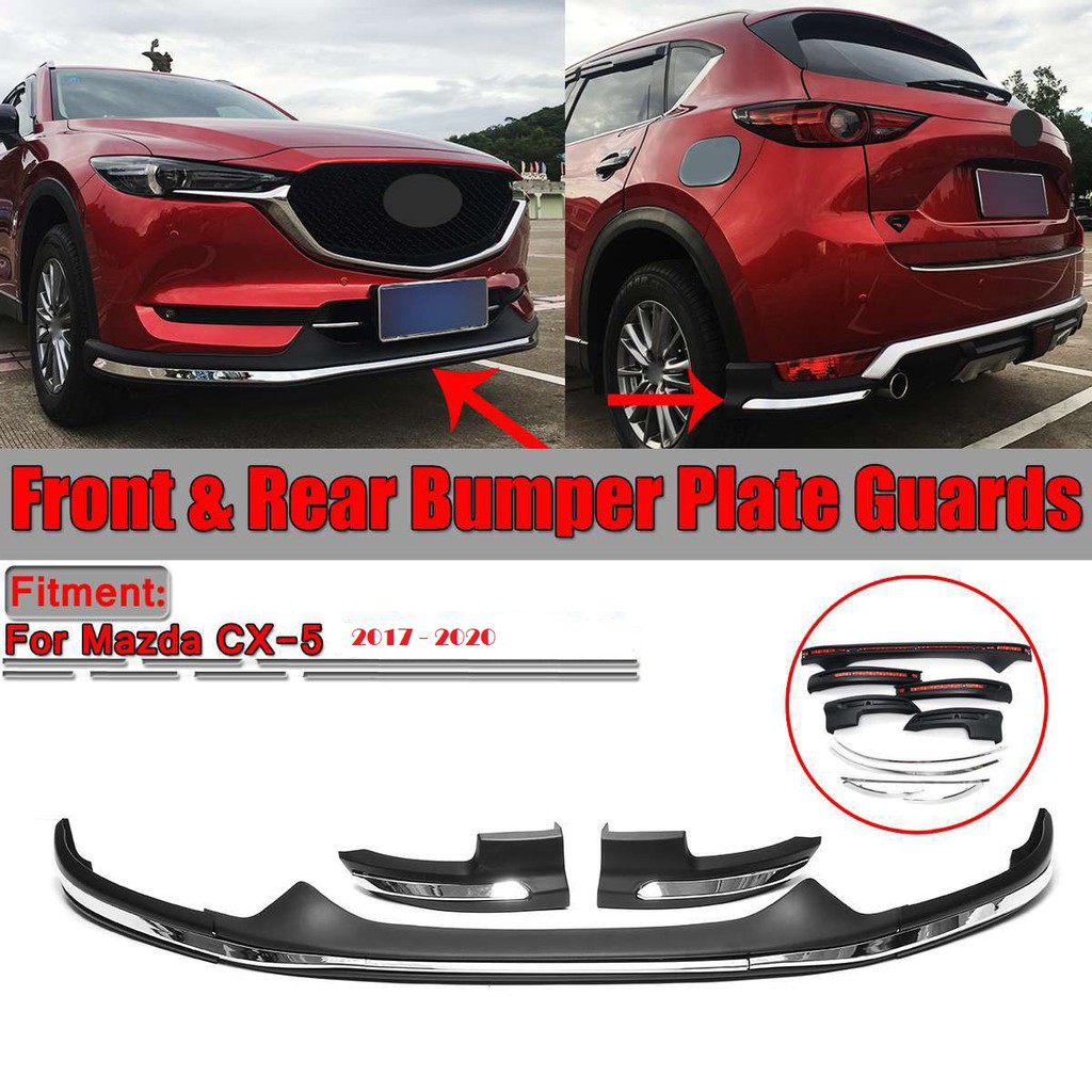 Mazda Cx5 2017-2021 Front & Rear Bumper Protector Skirting Guard ...