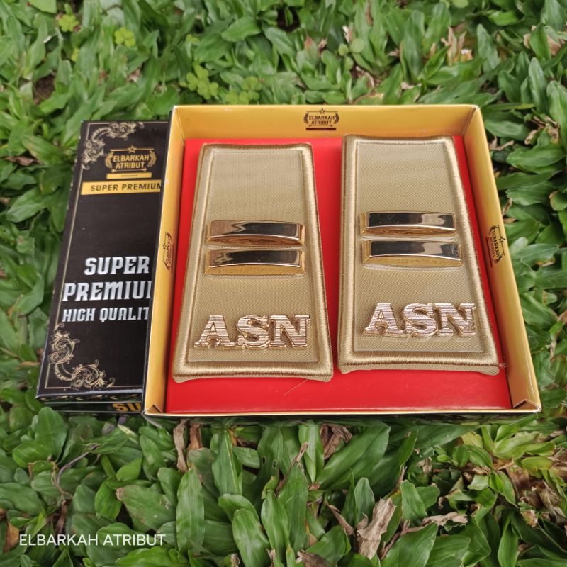 RANK ASN GOLONGAN 3B ACRYLIC EMBROIDERED ELBARKAH SUPER PREMIUM ...