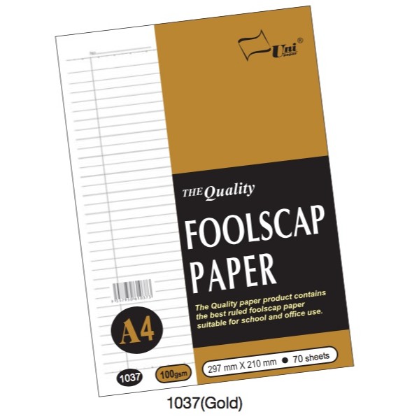 QUALITY A4 FOOLSCAP PAPER - 70gsm/80gsm/100gsm - NARROW LINES/BROAD ...