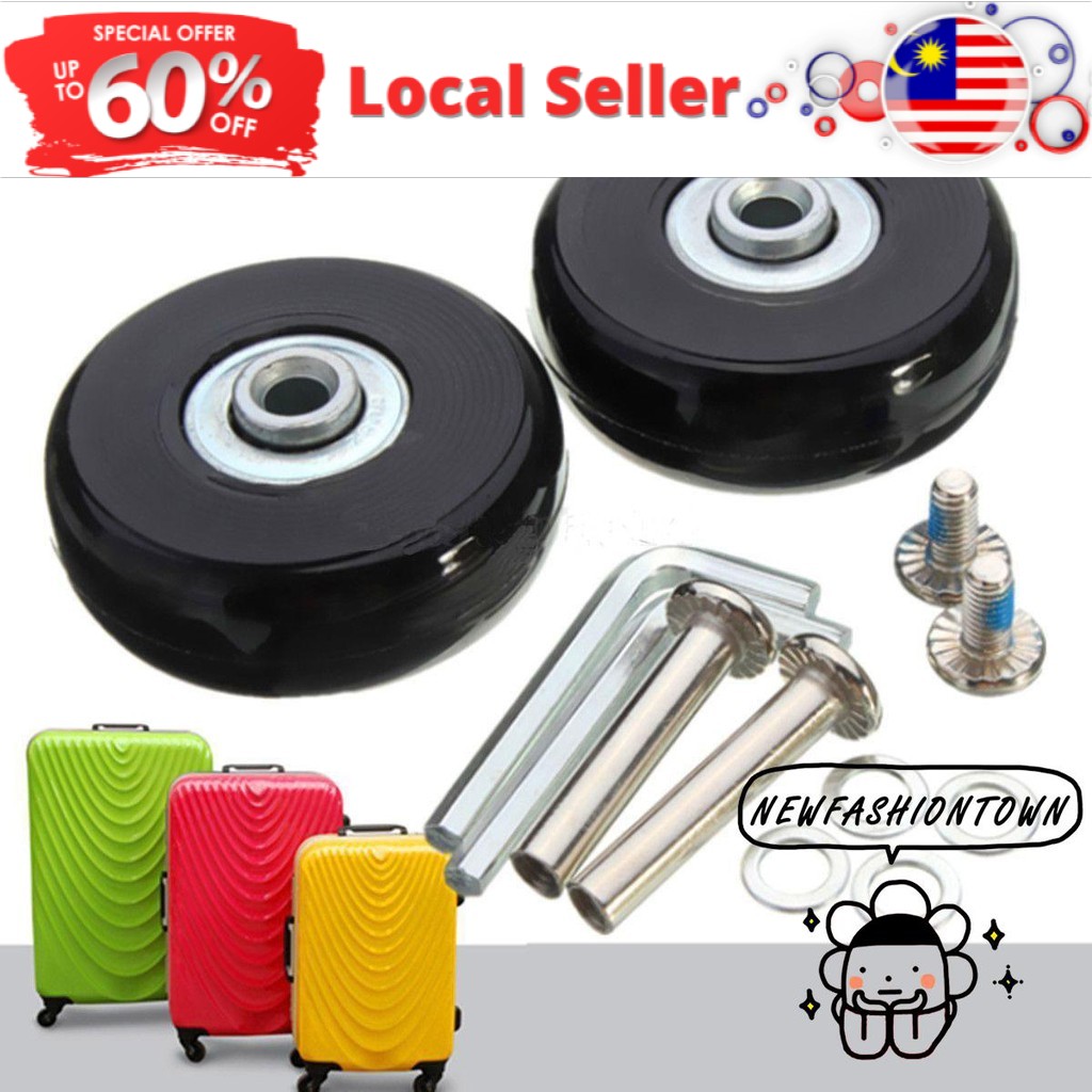Transform Your Suitcase with 2 Sets of Ready Stock Luggage Wheel ...