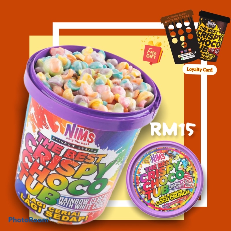 NIMS Crispy Chocotub! Choco jar Choco Tub Murah | Shopee Malaysia