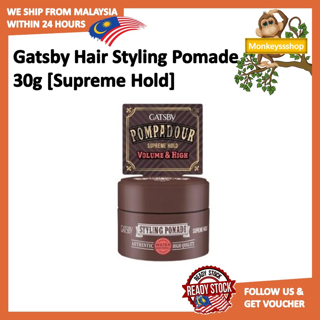 SUPER PROMO Gatsby Hair Styling Pomade Classy Urban Dry Supreme Hold ...