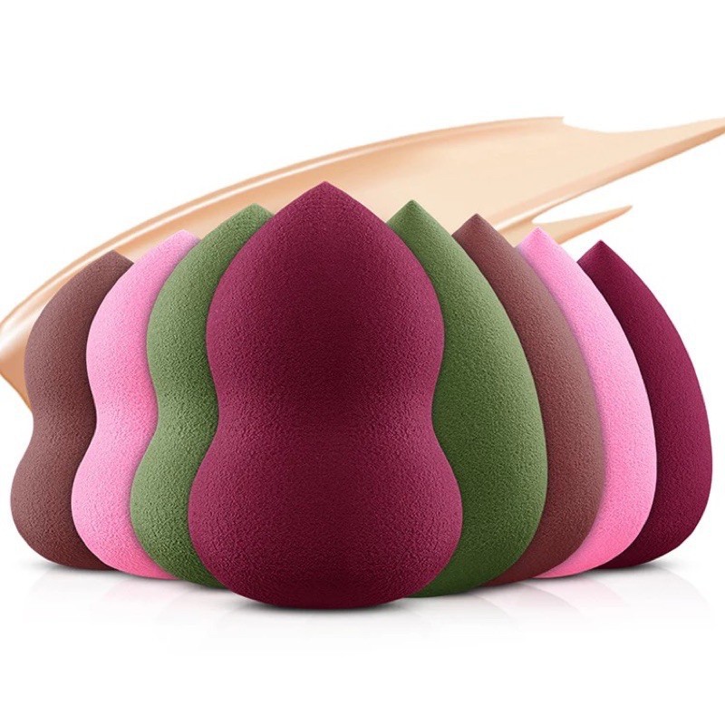 wet&dry wash face makeup eggs hydrophilic non-latex sponge Calabash ...