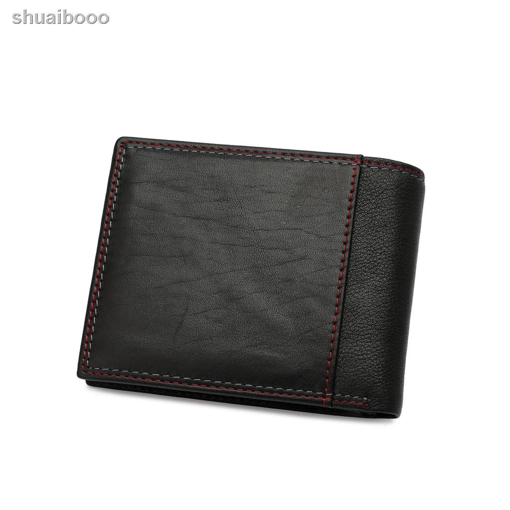 VOLKSWAGEN GENUINE LEATHER RFID WALLET VWW 128-3 BLACK | Shopee Malaysia