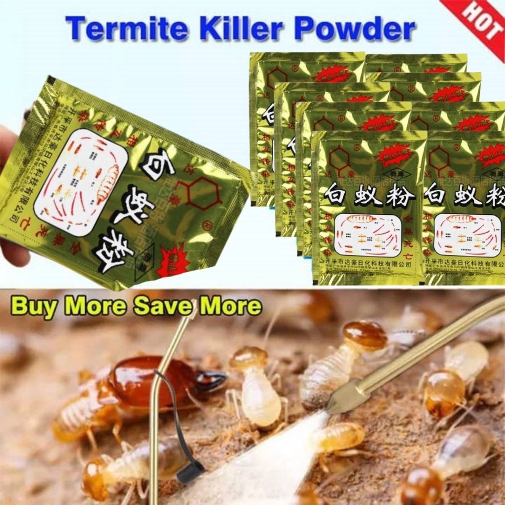 🌹READY STOCK🌹 Powder Termite Killer Strong Effects Termite Medicine To ...