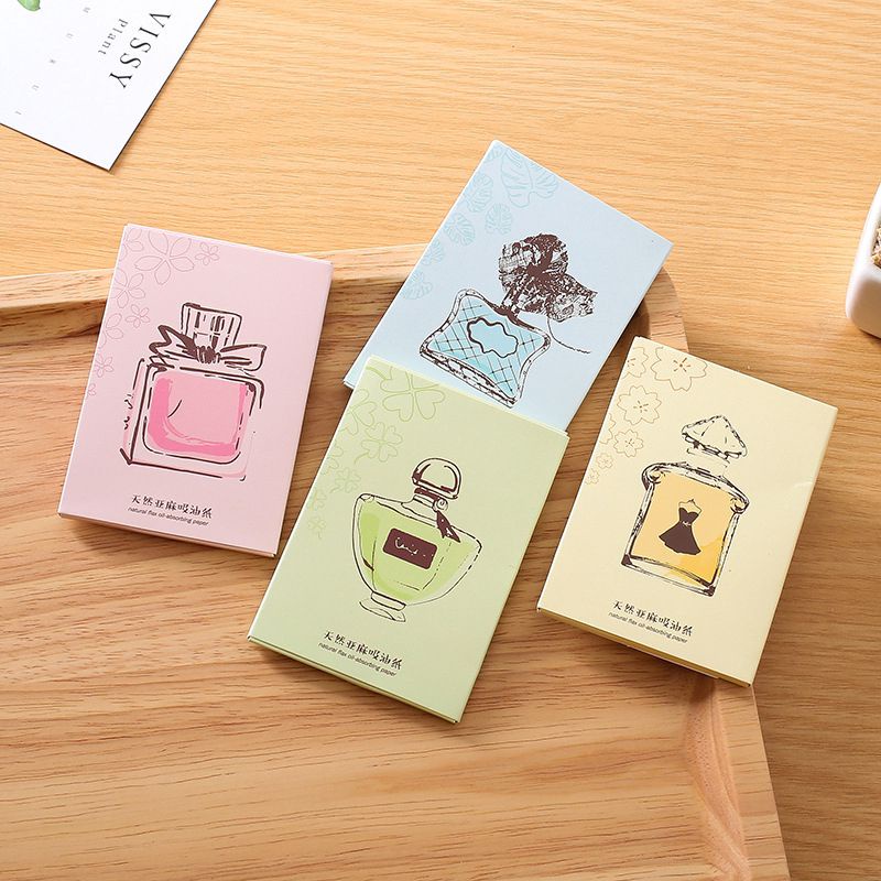 🌸Cartoon oil absorption paper face oil control /50pcs paper oil ...