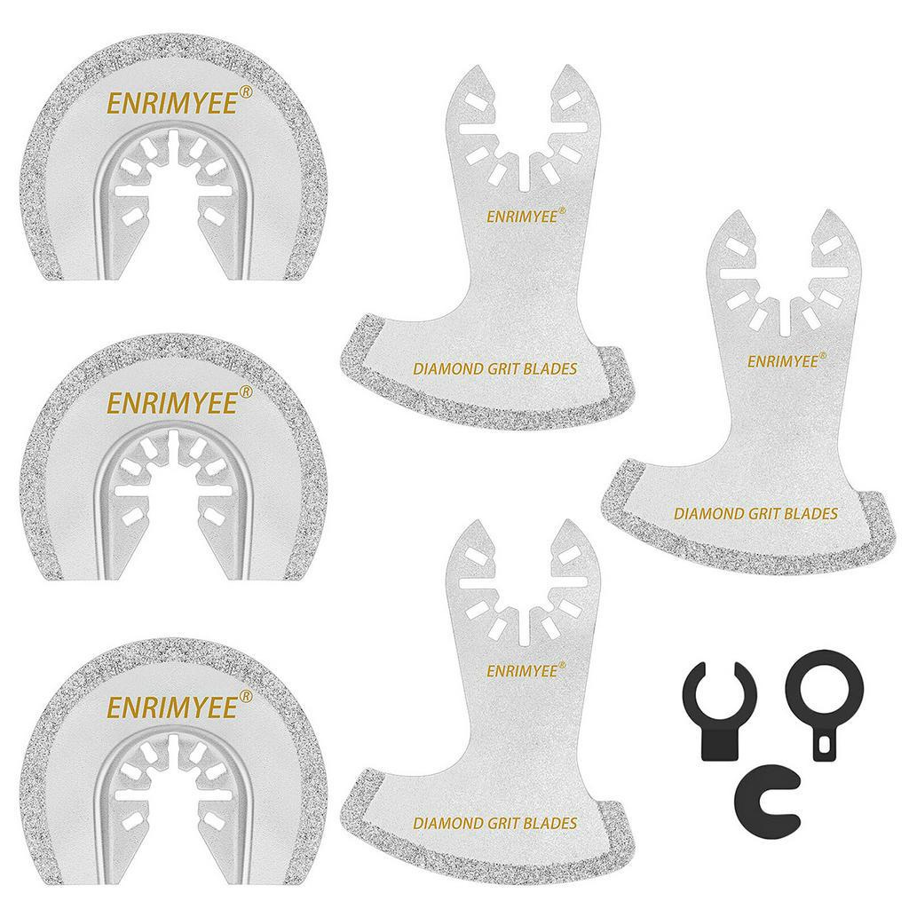 8pcs Diamond Oscillating Saw Blades Multi Tool Saw Blades for Rough ...