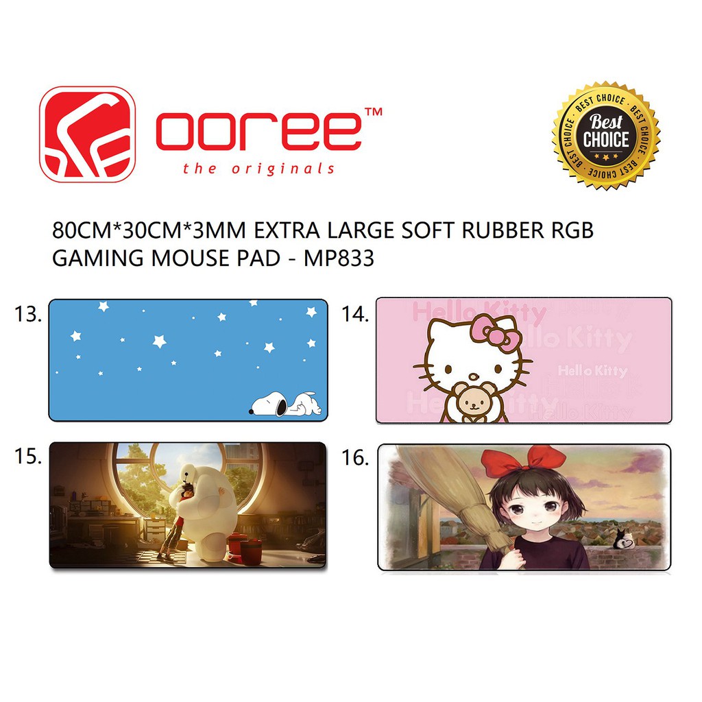 [LazChoice][21MODELS] 80CM*30CM*3MM EXTRA LARGE SOFT RUBBER RGB GAMING ...