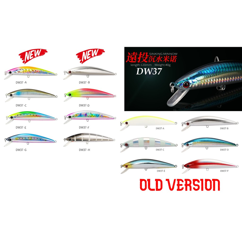 Tsurinoya Malaysia DW37 Gewang Pintail Sinking Minnow 120mm/40G | Shopee Malaysia