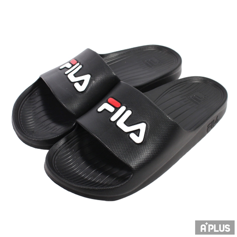 FILA Men Women SANDEL Slippers Waterproof Classic One-Piece Black ...