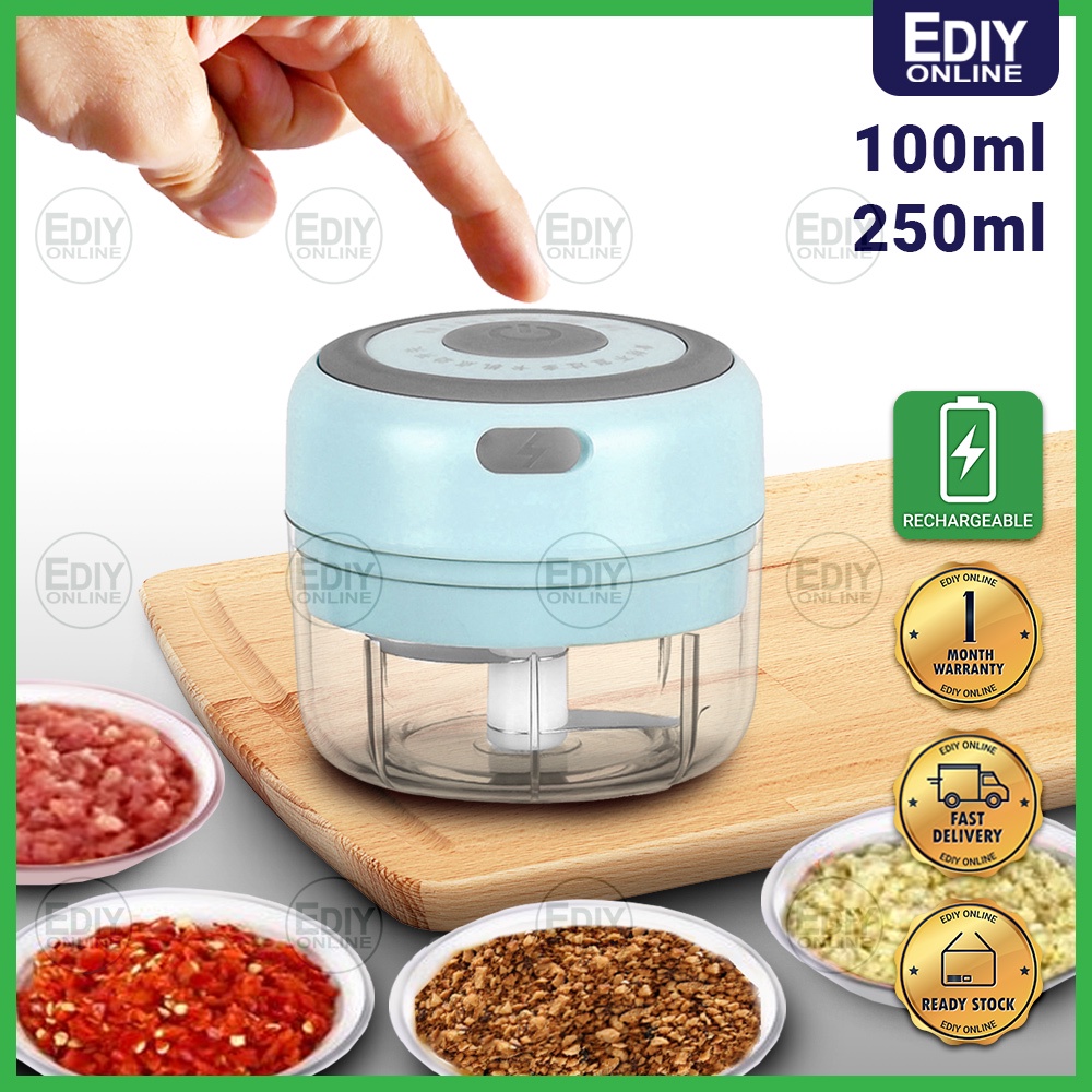 Mini Blender Garlic Chopper Electric Food Chopper Portable Blender Food ...