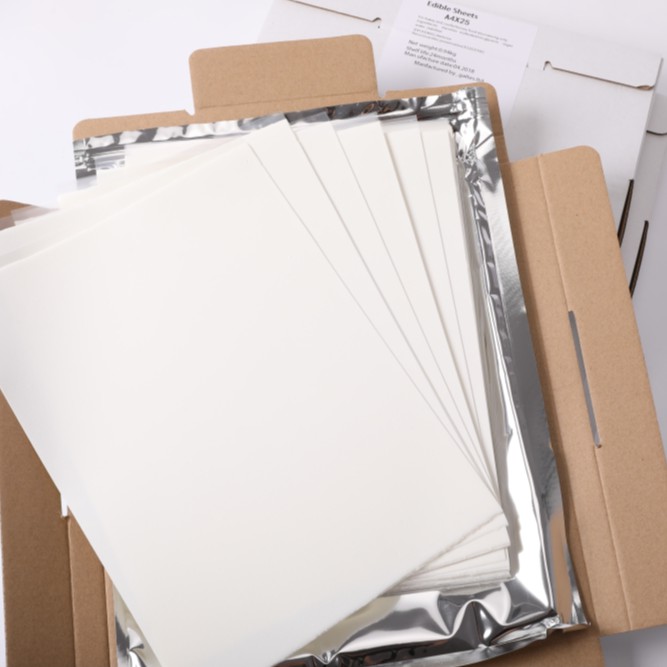 Edible Plain Icing Paper Sheet 1pcs/ Edible Paper / Sugar Paper ...