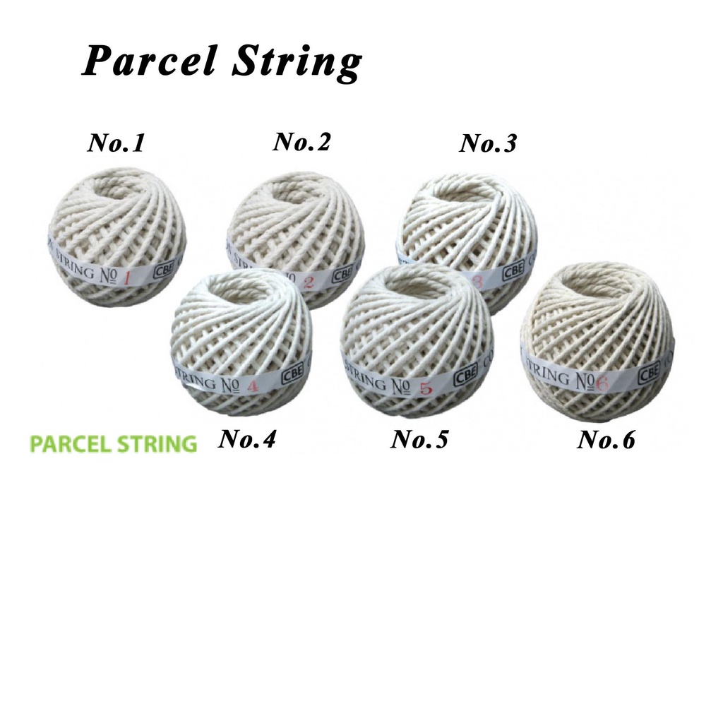 [Office Matters] Cotton Twines Parcel String No 1 / 2 / 3 / 4 / 6 Tali ...