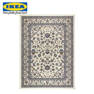 Ikea VALLOBY rug carpet, low pile - Beige Blue | Shopee Malaysia