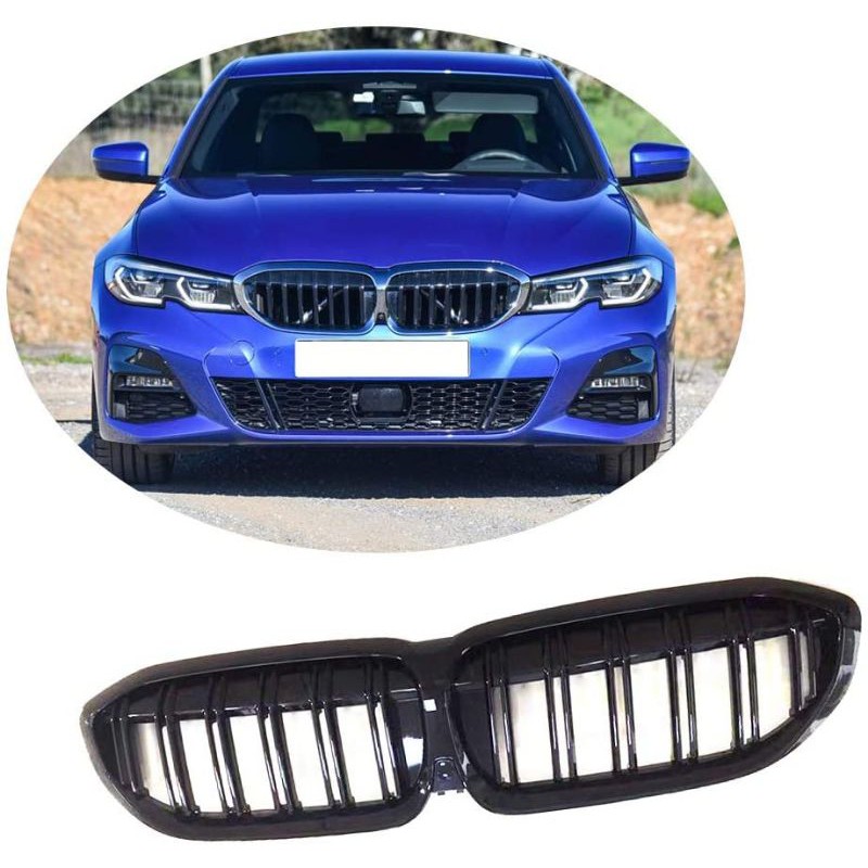 BMW G20/G28 3series MSport Gloss Black Front Grill | Shopee Malaysia