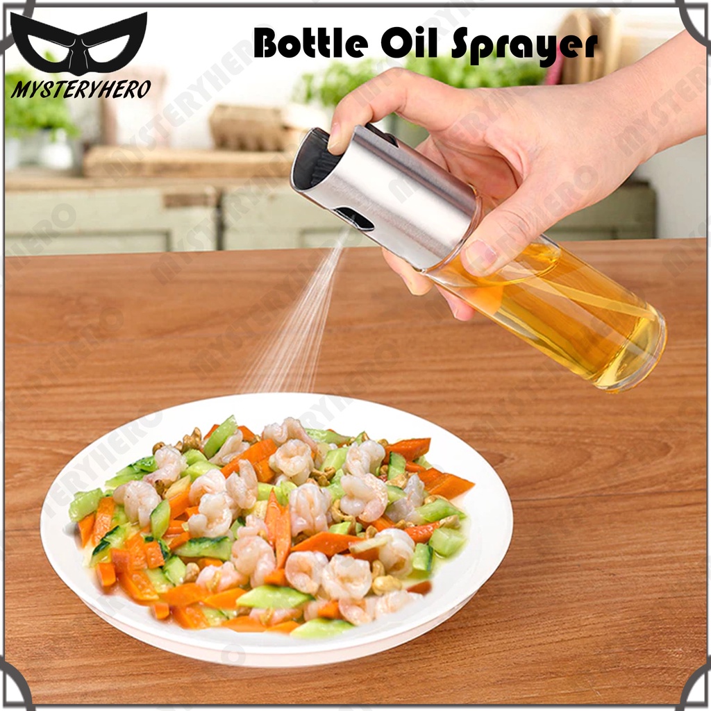 MysteryHero Oil Sauce Spray Dispenser Sprayer Mist Droplet BBQ Glass ...