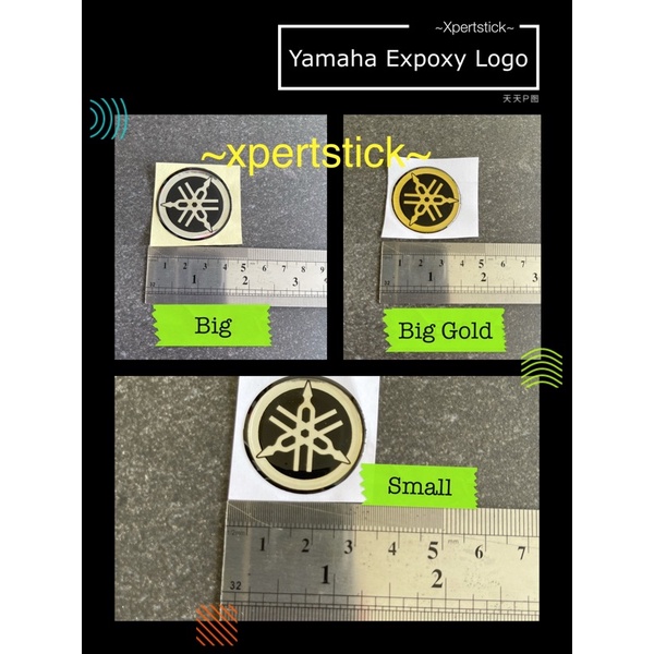 YAMAHA EPOXY LOGO - Sticker Timbul | Shopee Malaysia