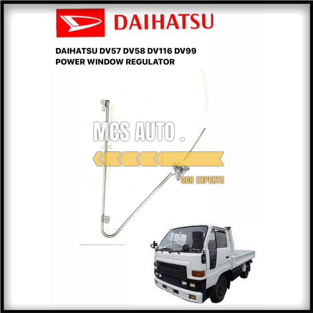 DAIHATSU DV57 DV58 DV99 DV116 POWER WINDOW REGULATOR GEAR MANUAL (ORI ...