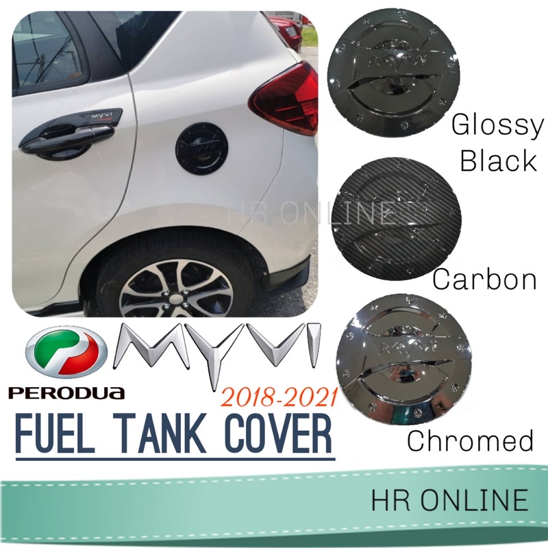 Perodua Myvi 2021 Fuel Tank Cover Carbon Petrol Tank Carbon Fiber ...