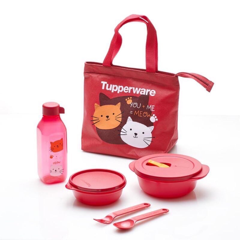 Tupperware Simply Lunch Set (complete set) | Shopee Malaysia