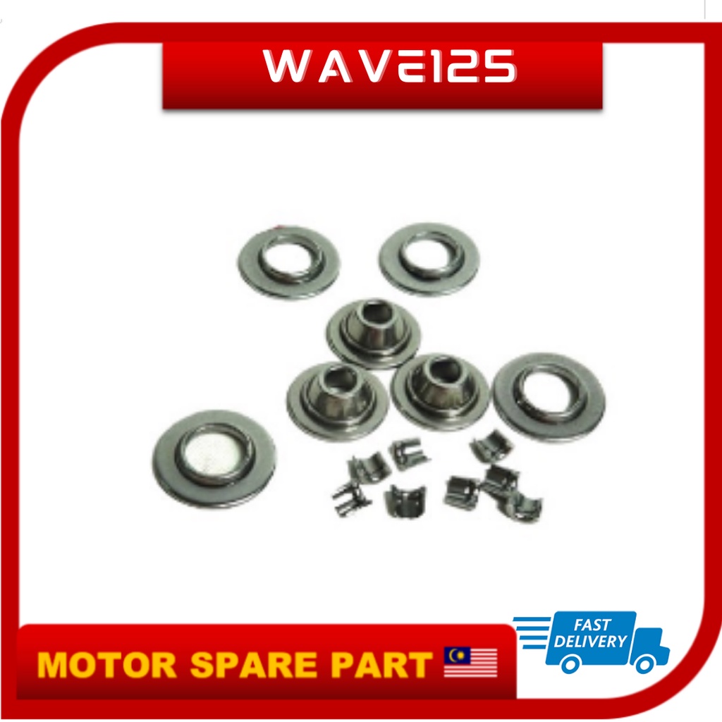 HONDA WAVE125 VALVE KEY & RETAINER SET WAVE-125 WAVE 125 W125 BUSH ...