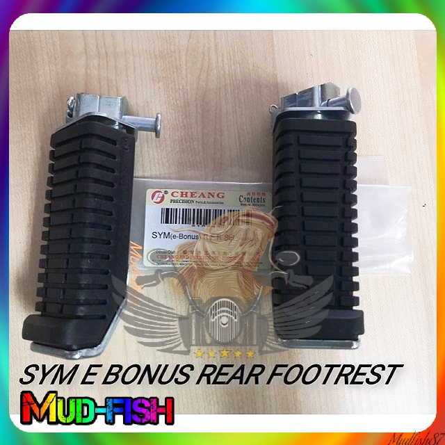 SYM E BONUS / SR 110 / Sport Bonus SR REAR FOOTREST SET Foot Rest ...