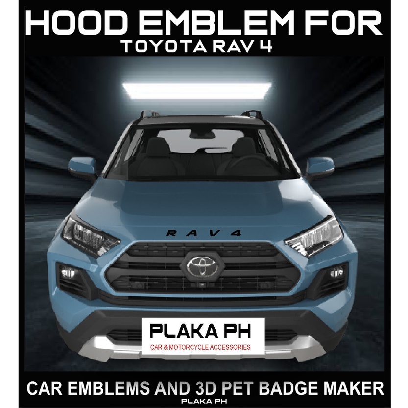 Hood emblem for Toyota Rav 4 (Can Accept on Any Model) | Shopee Malaysia