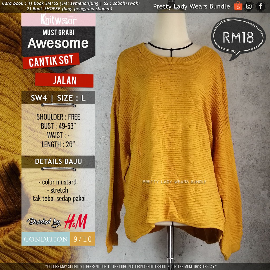 Knitwear (Baju Bundle) | Shopee Malaysia