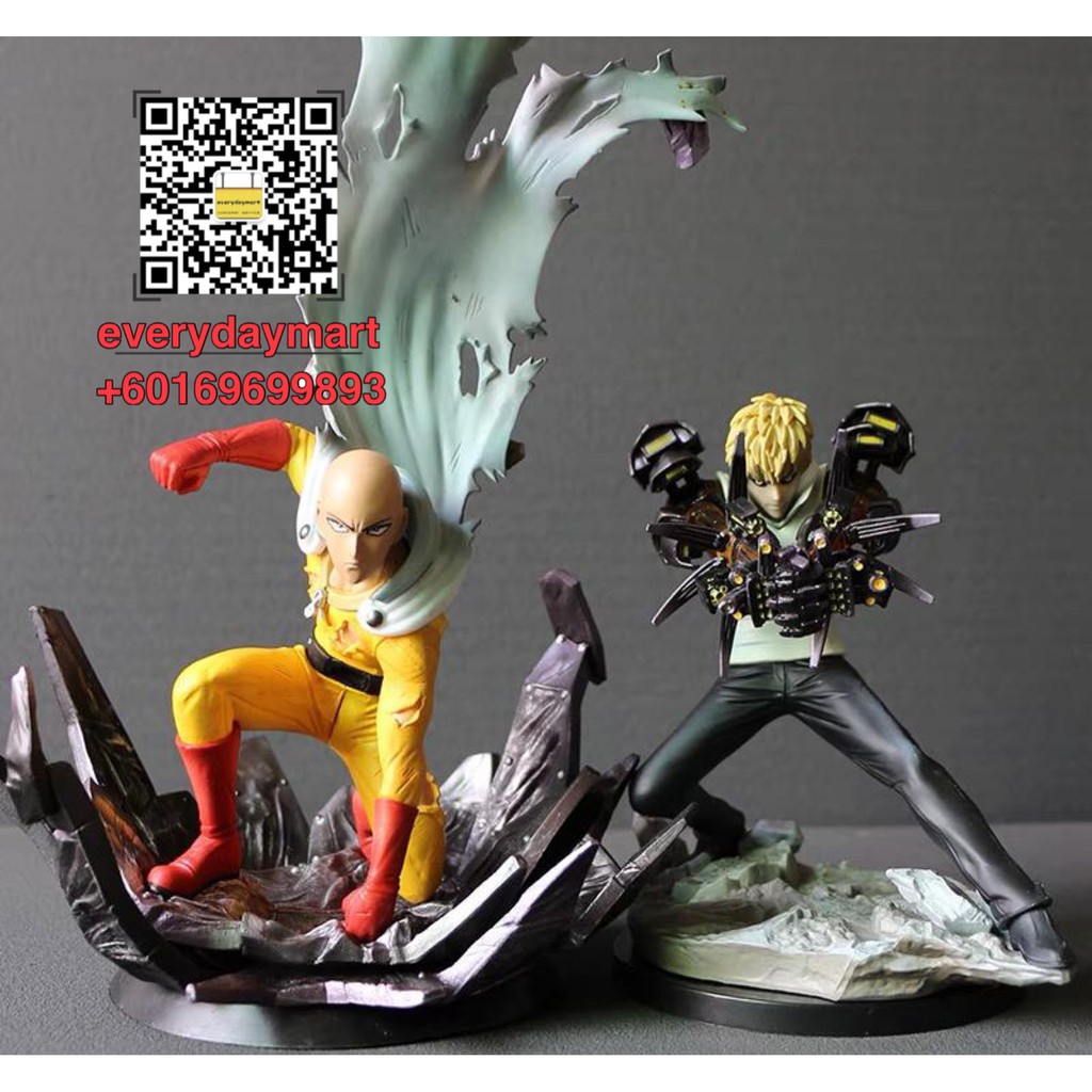 ONE-PUNCH MAN🔥SAITAMA GENOS🔥DEMON CYBORG STATUES ACTION FIGURE TOYS💥 ...