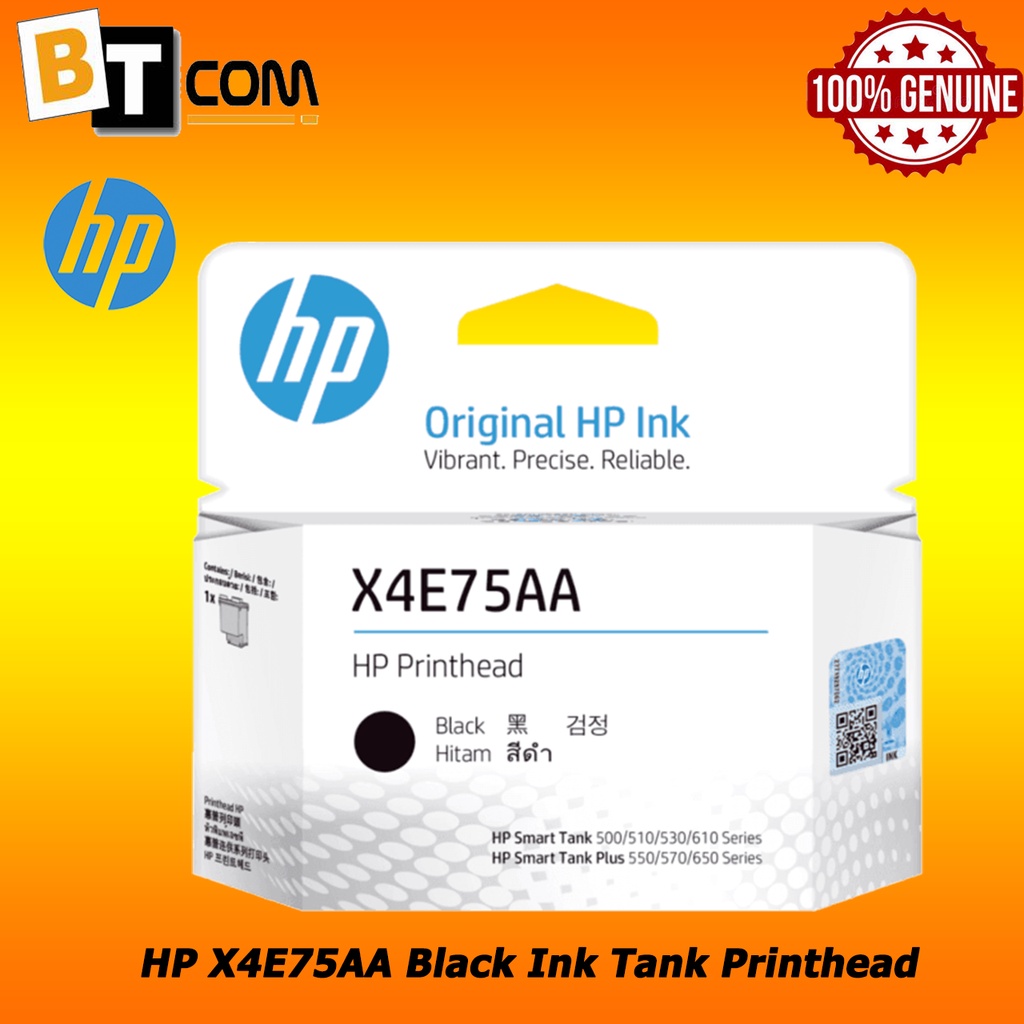 HP X4E75AA Black Ink Tank Printhead | Shopee Malaysia