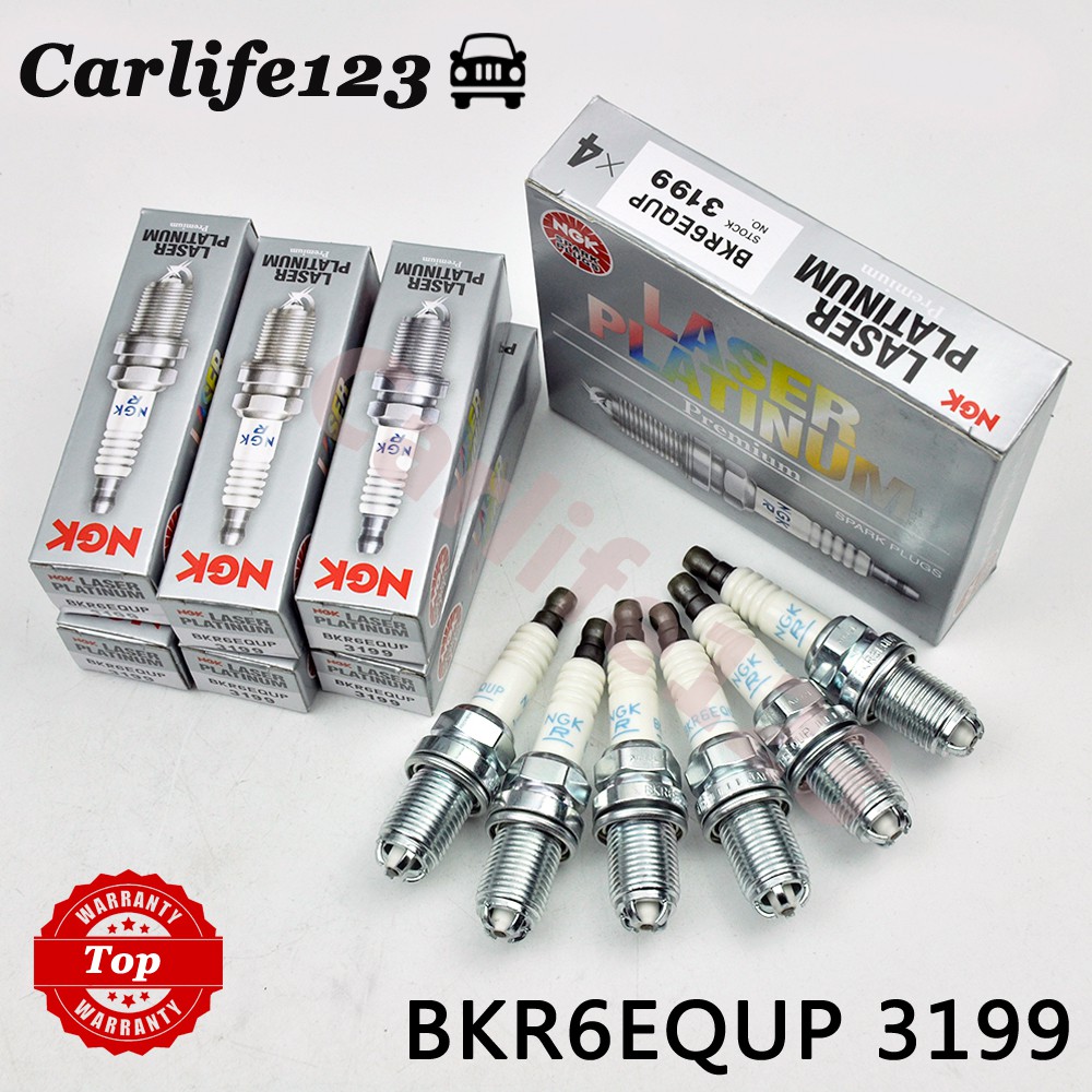Platinum Spark Plug BKR6EQUP 3199 (1 set of 6 heads) | Shopee Malaysia