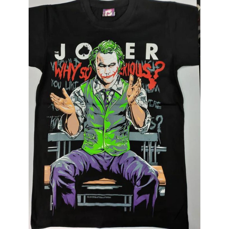 Black Timber Joker Why So Serious T-Shirt | Shopee Malaysia
