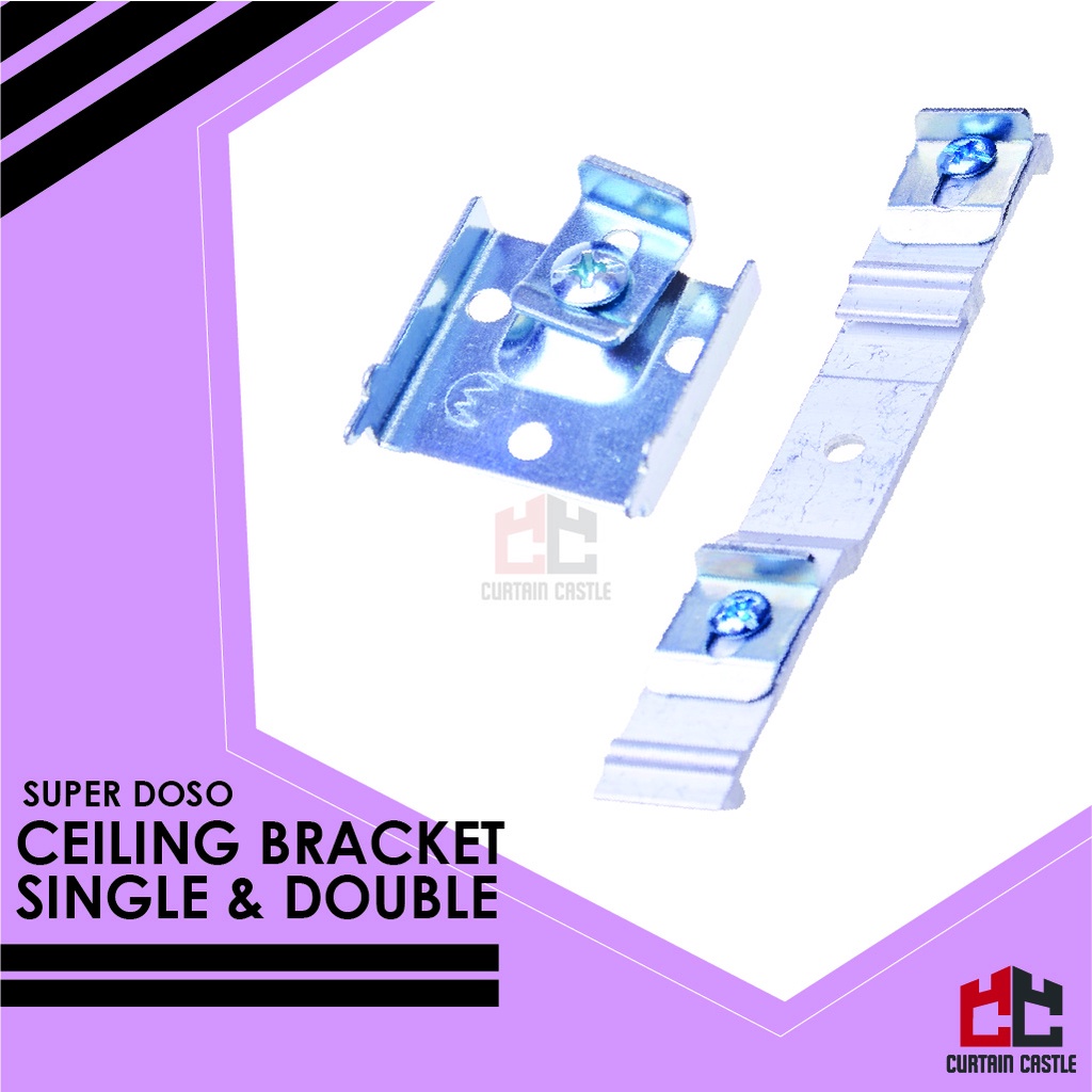 Bracket Siling Rel Langsir Super Doso Jenis Double (Super Doso Curtain ...