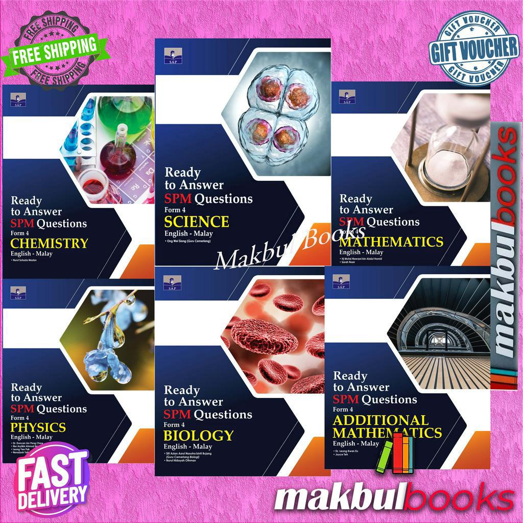 SAP: READY TO ANSWER SPM QUESTIONS FORM 4 (ENGLISH - MALAY) | Shopee ...