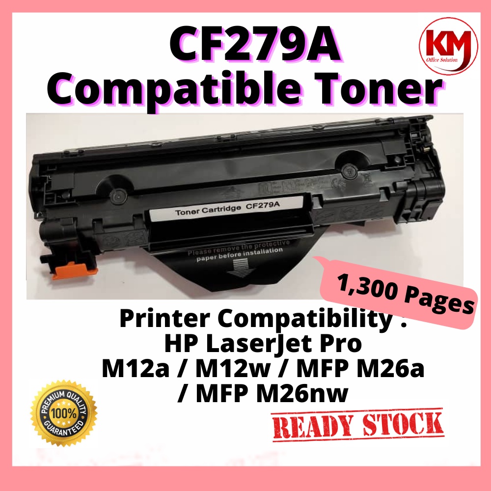 Compatible HP CF279A 79A CF 279A Laserjet pro MFP M12a M12w M26a M26w ...